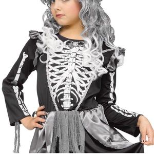 Fun World | Costumes | Skeleton Queen Gown Girls Halloween Costume New ...
